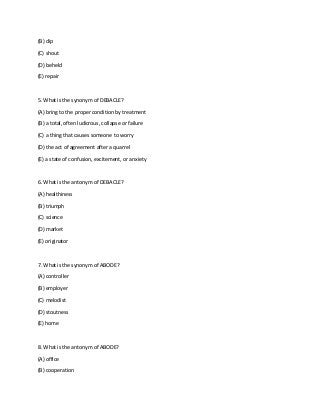 Sat Words And Meanings | PDF