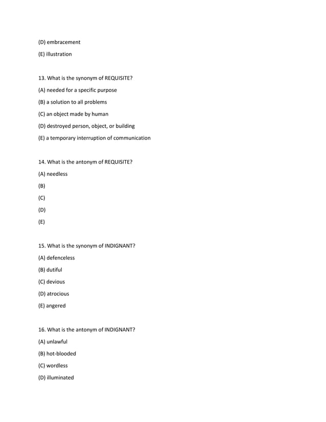 Sat Words In Context Practice | PDF