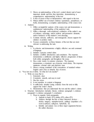 SAT Workshop Curriculum | DOCX