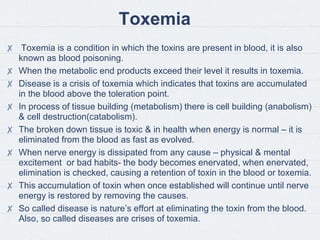 Naturopathic approach in management of acute & chronic disease | PPTX