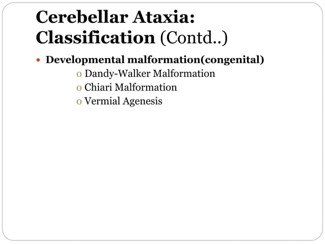 Approach to a case of ataxia | PPTX