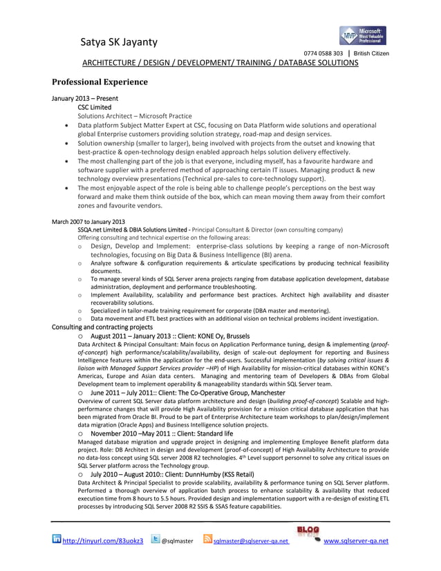 Satya jayanty CV | PDF