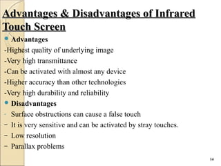 Touch Screen Technology | PPT | Consumer Electronics | Technology & Computing