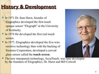 Touch Screen Technology | PPT | Consumer Electronics | Technology ...