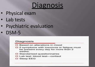 Ppt on depression , therapeutical , pharmacological treatment | PPT