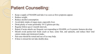 Gout Case Presentation Assignment College | PPTX