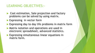 matrix | PDF