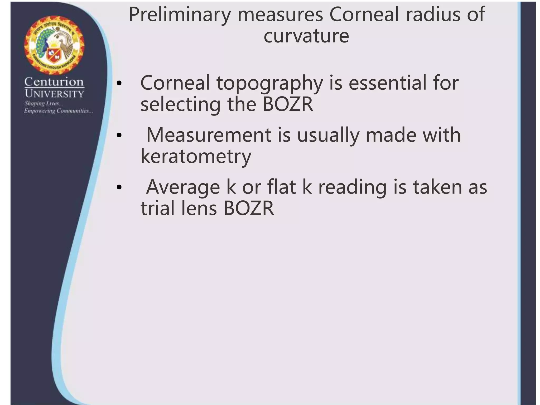 RGP contact lens fitting | PPTX