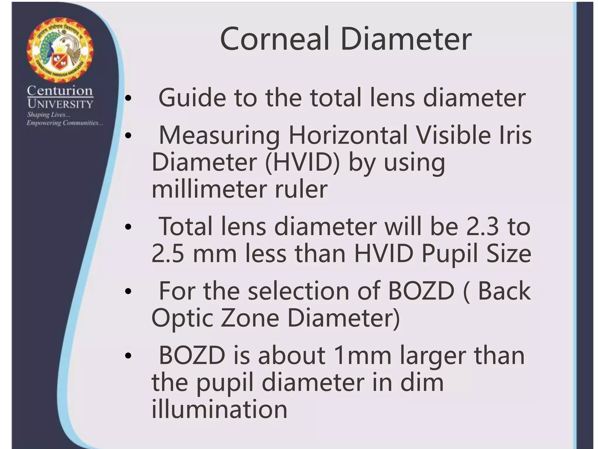 RGP contact lens fitting | PPTX
