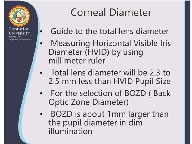 RGP contact lens fitting | PPTX | Eye and Vision Conditions | Diseases ...