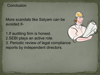 Satyam case study | PPT