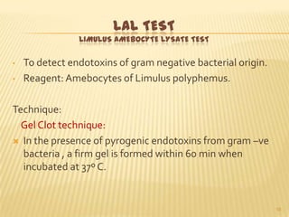 equipment for large scale paretral and quality control | PPT