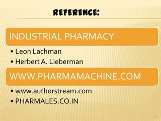 equipment for large scale paretral and quality control | PPT