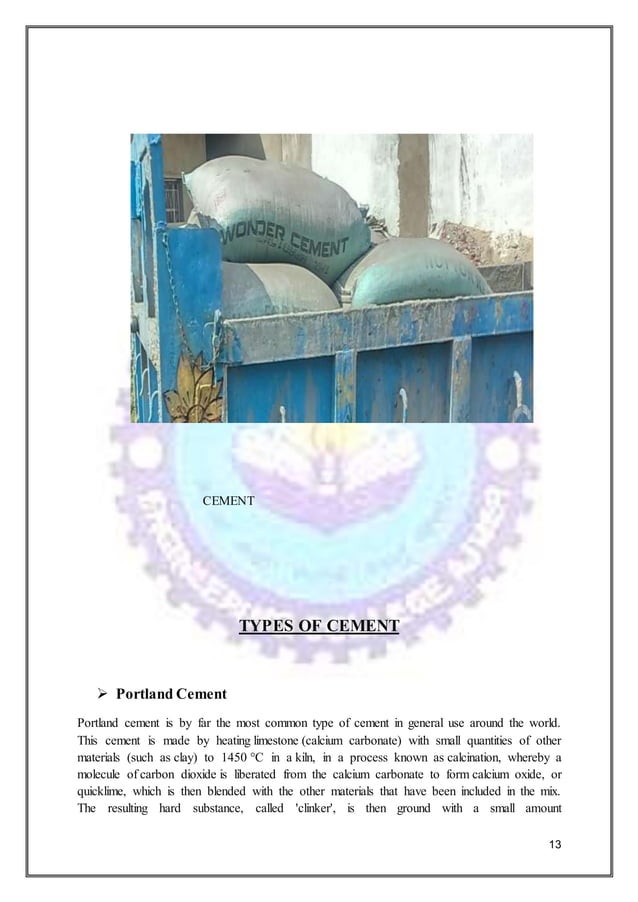 PWD CC ROAD CONSTRUCTION WORK TRAINING REPORT | DOCX