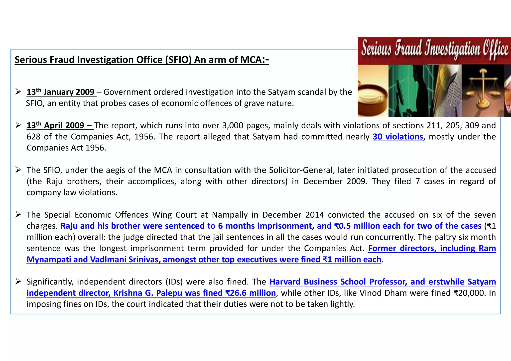 Satyam scam...a shame in indian corporate it world | PPT