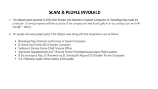 Satyam scam | PPT