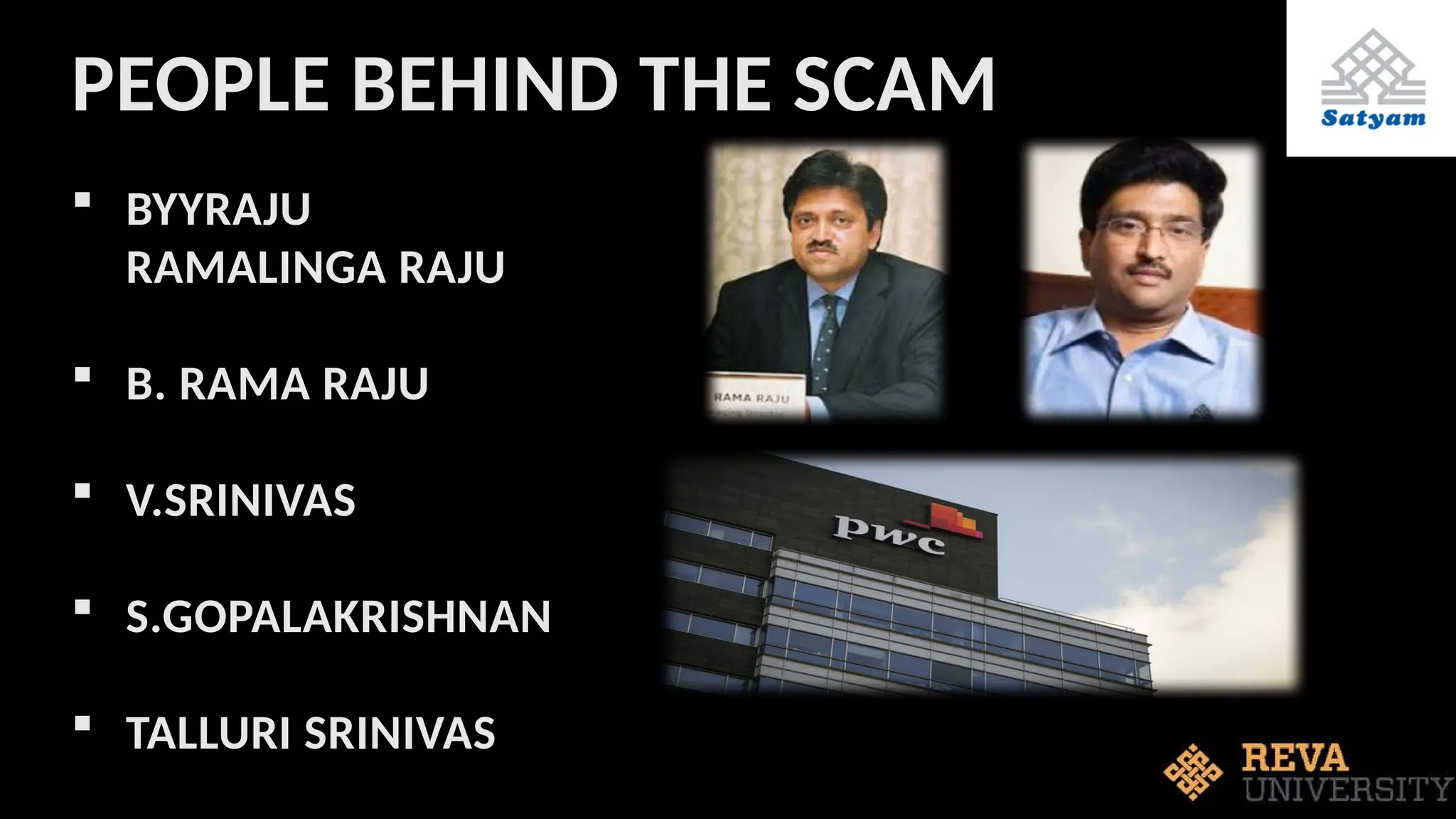 Satyam scam- A major unethical practice in india | PPTX