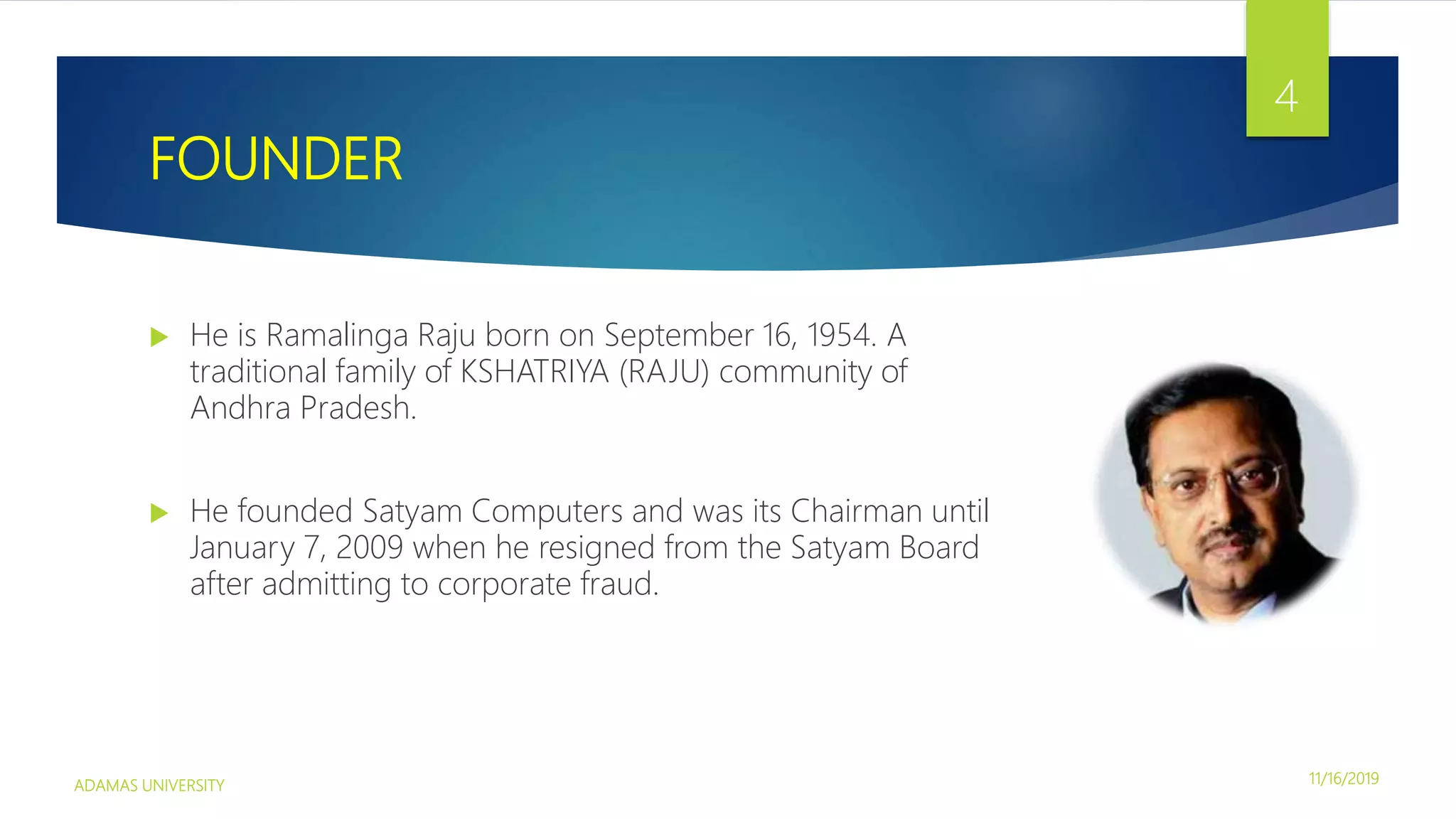 Satyam scam full ppt | PPTX