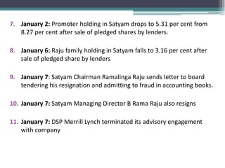 All about Satyam scandal By manpreet singh digital | PPT