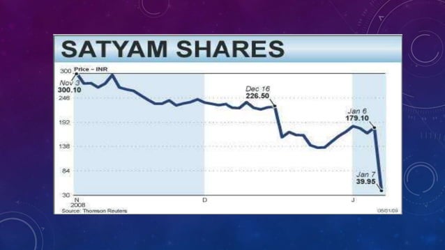 Satyam scandal | PPTX