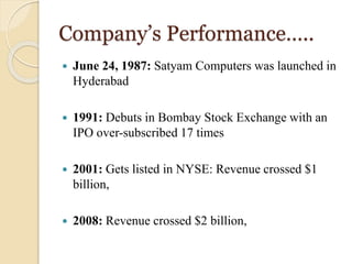 Satyam scandal141116 | PPT