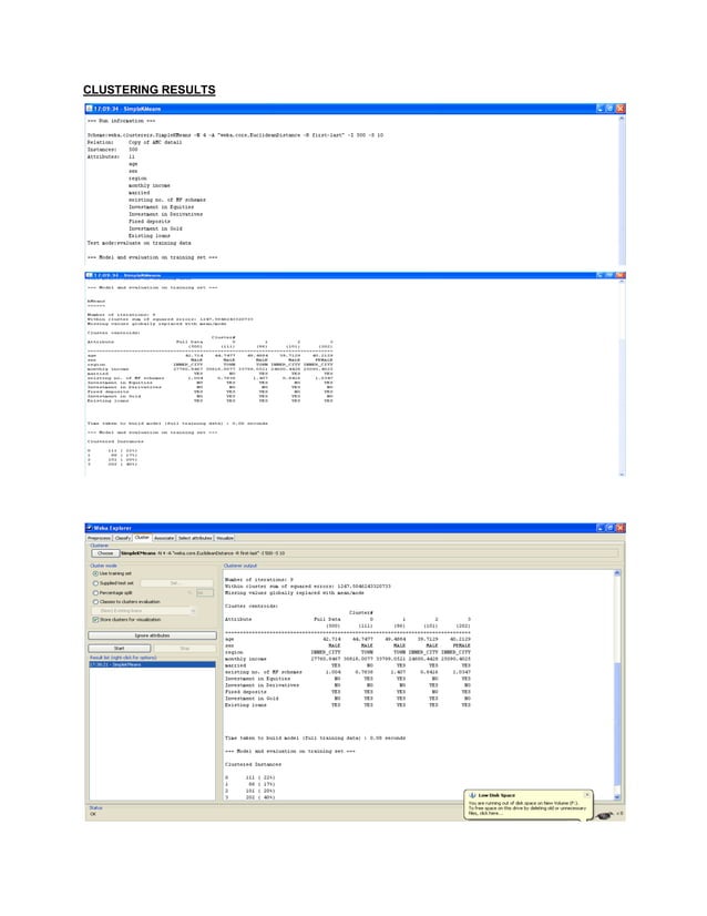 DATA MINING on WEKA | PDF