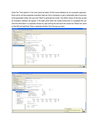 DATA MINING on WEKA | PDF