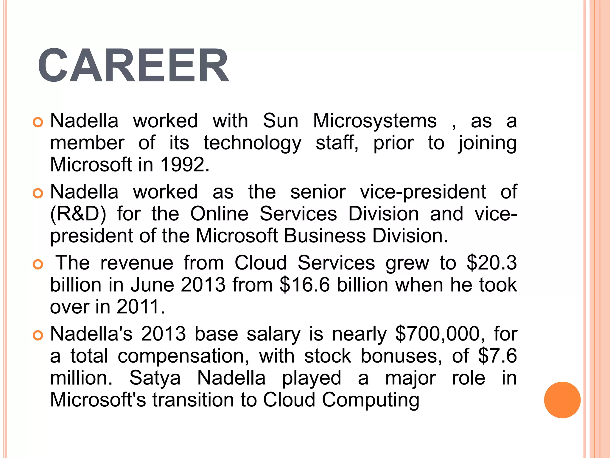 Satya nadella PPT | PPTX