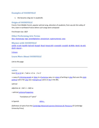 Satyr plays | DOCX