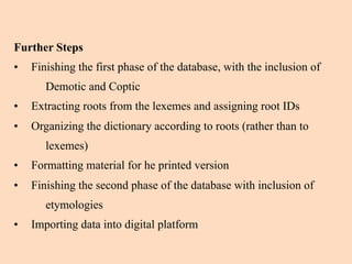 Satzinger, A Lexicon of Egyptian Lexical Roots (Project) | PDF