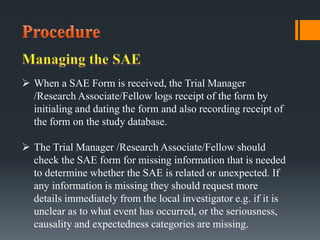 ADVERSE EVENT REPORTING | PPTX
