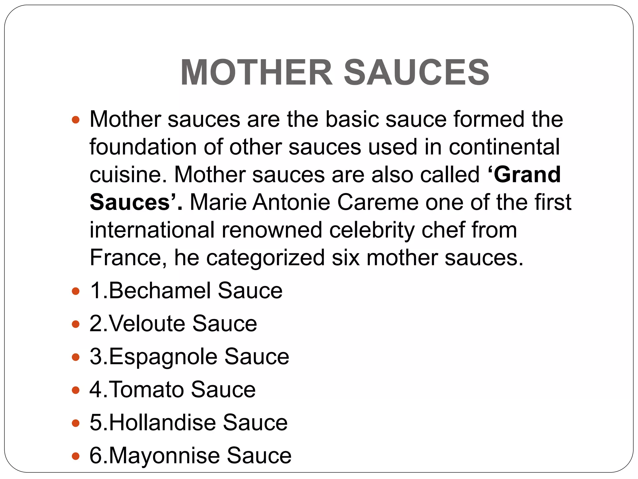 Sauces | PPTX