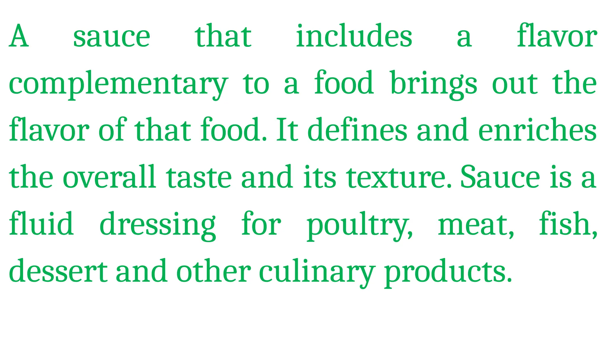 Sauces Lesson Plan For Food and Beverages | PPT