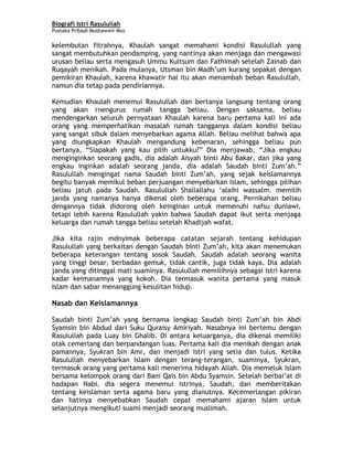 Saudah binti sam'ah | PDF