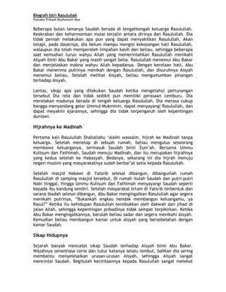 Saudah binti sam'ah | PDF