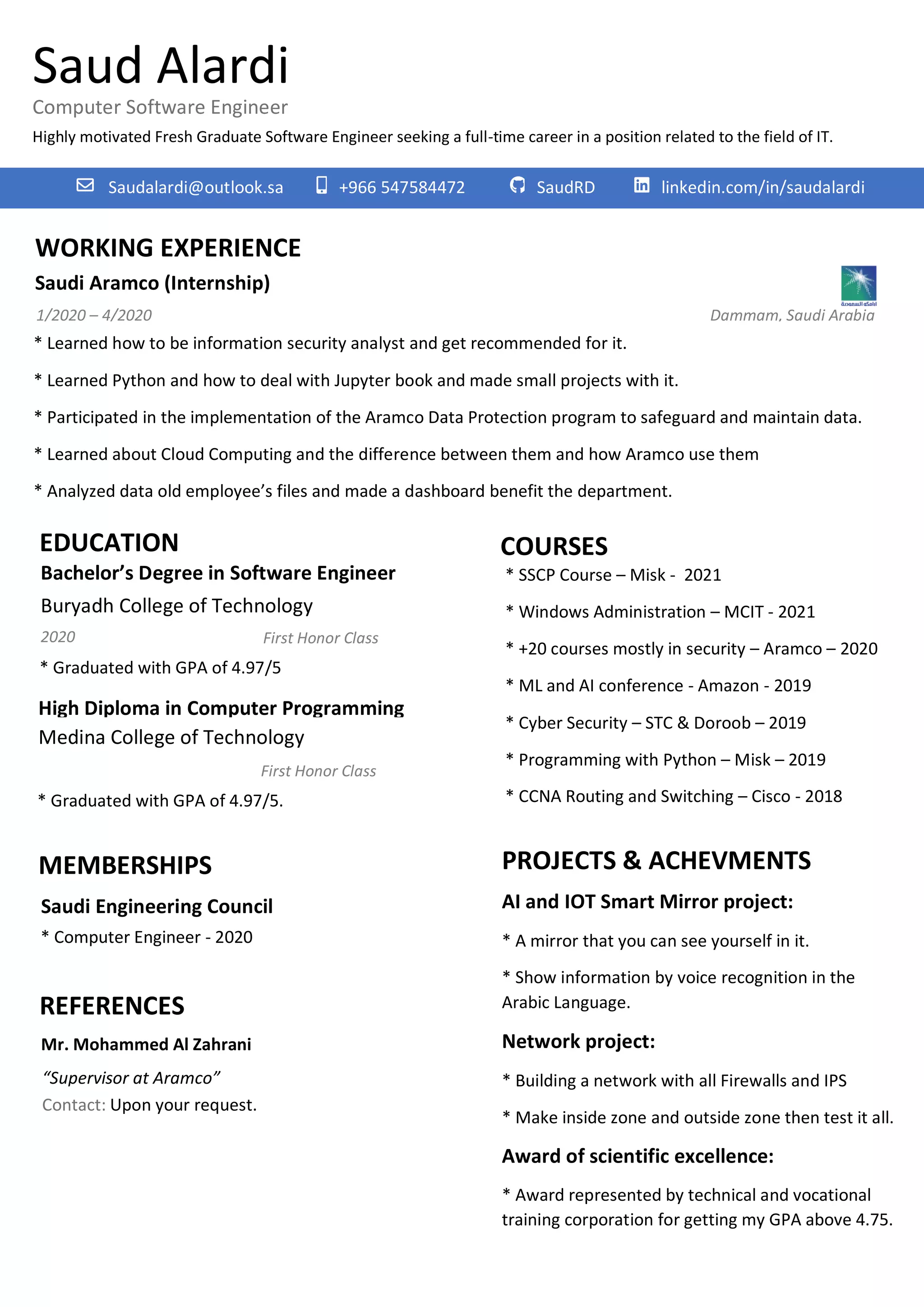 Saud almutairi software engineer | PDF