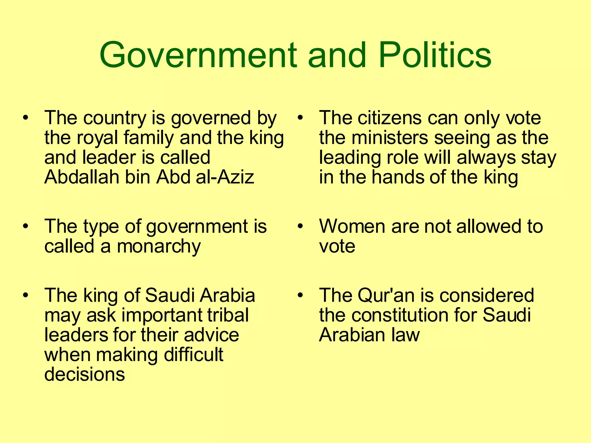 Saudi Arabia | PPT