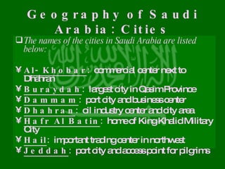 Saudi Arabia | PPT | Islam | Religion & Spirituality