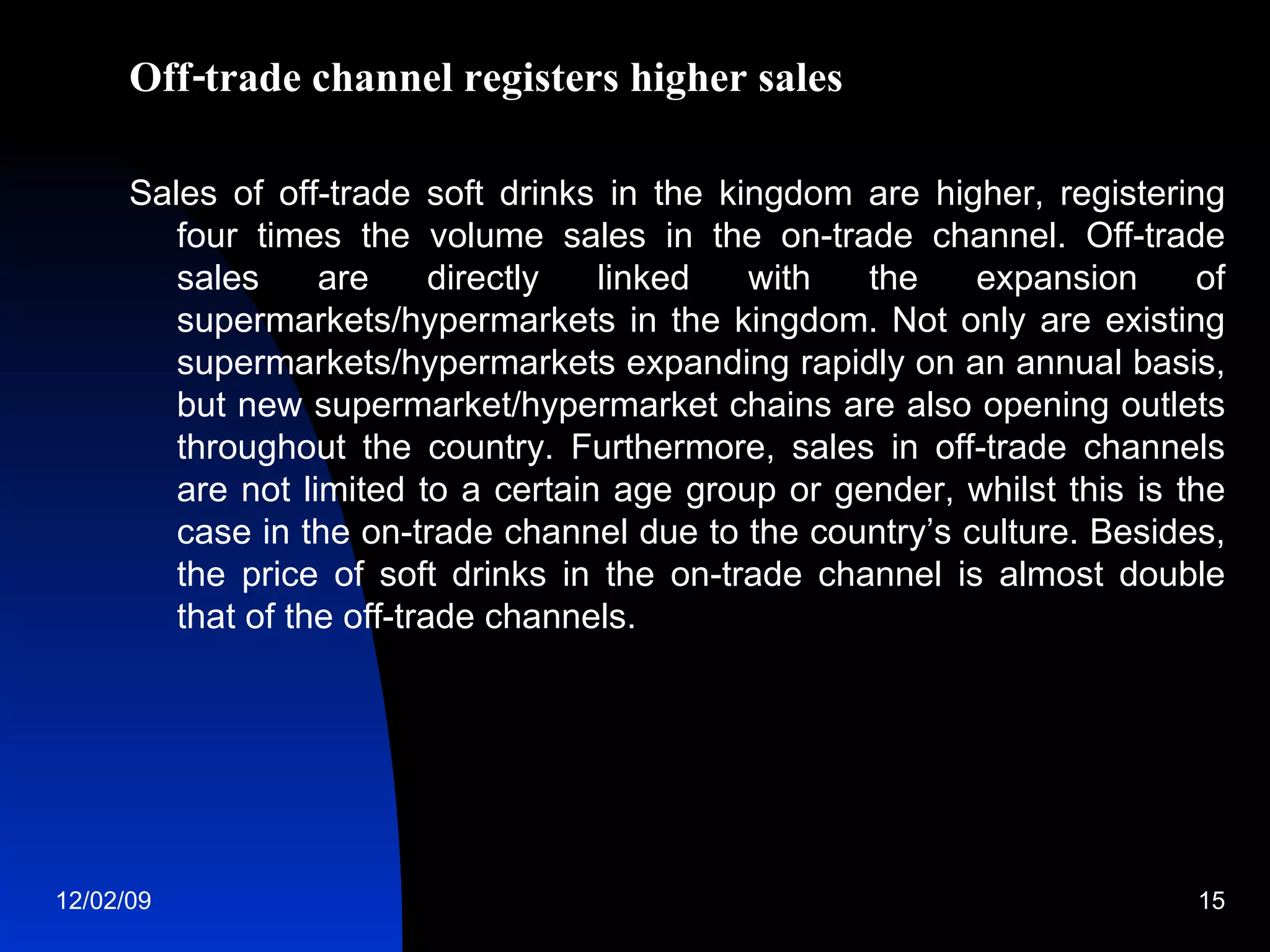 Saudi Arabian Beverage Market | PPT