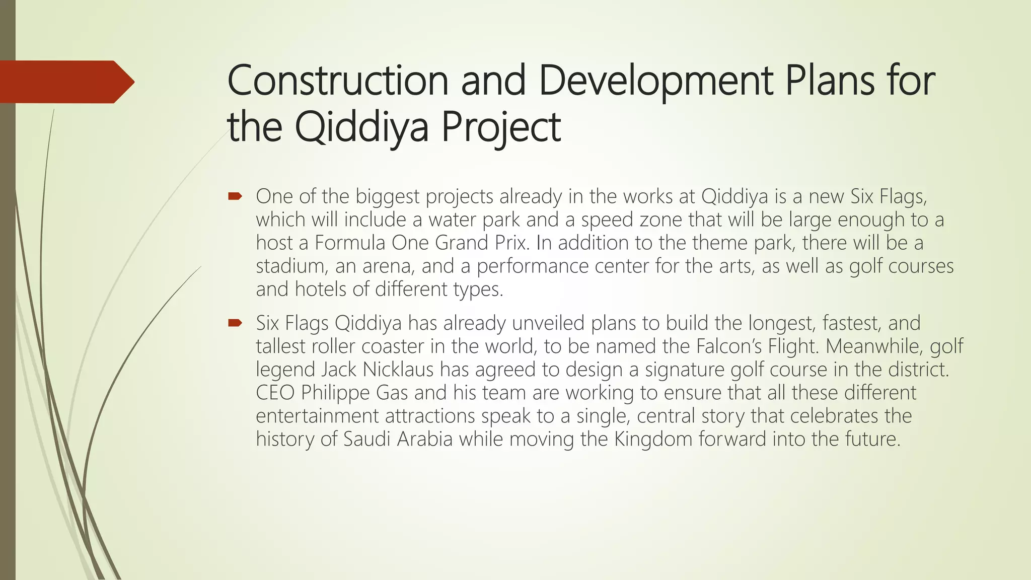 Saudi araba set to open first phase of new qiddiya district by 2023 | PPTX