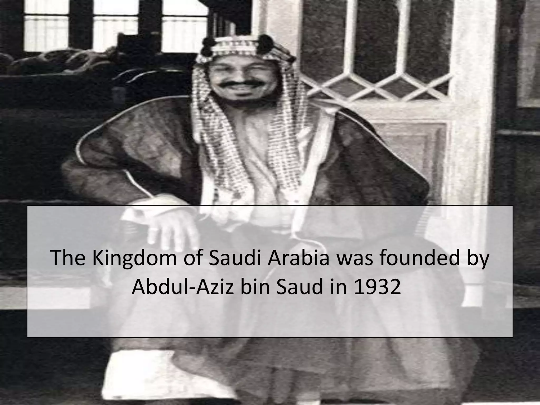The Kingdom of Saudi Arabia | PPSX