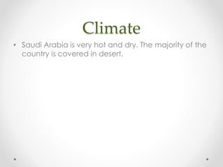 Saudi arabia presentation | PPT