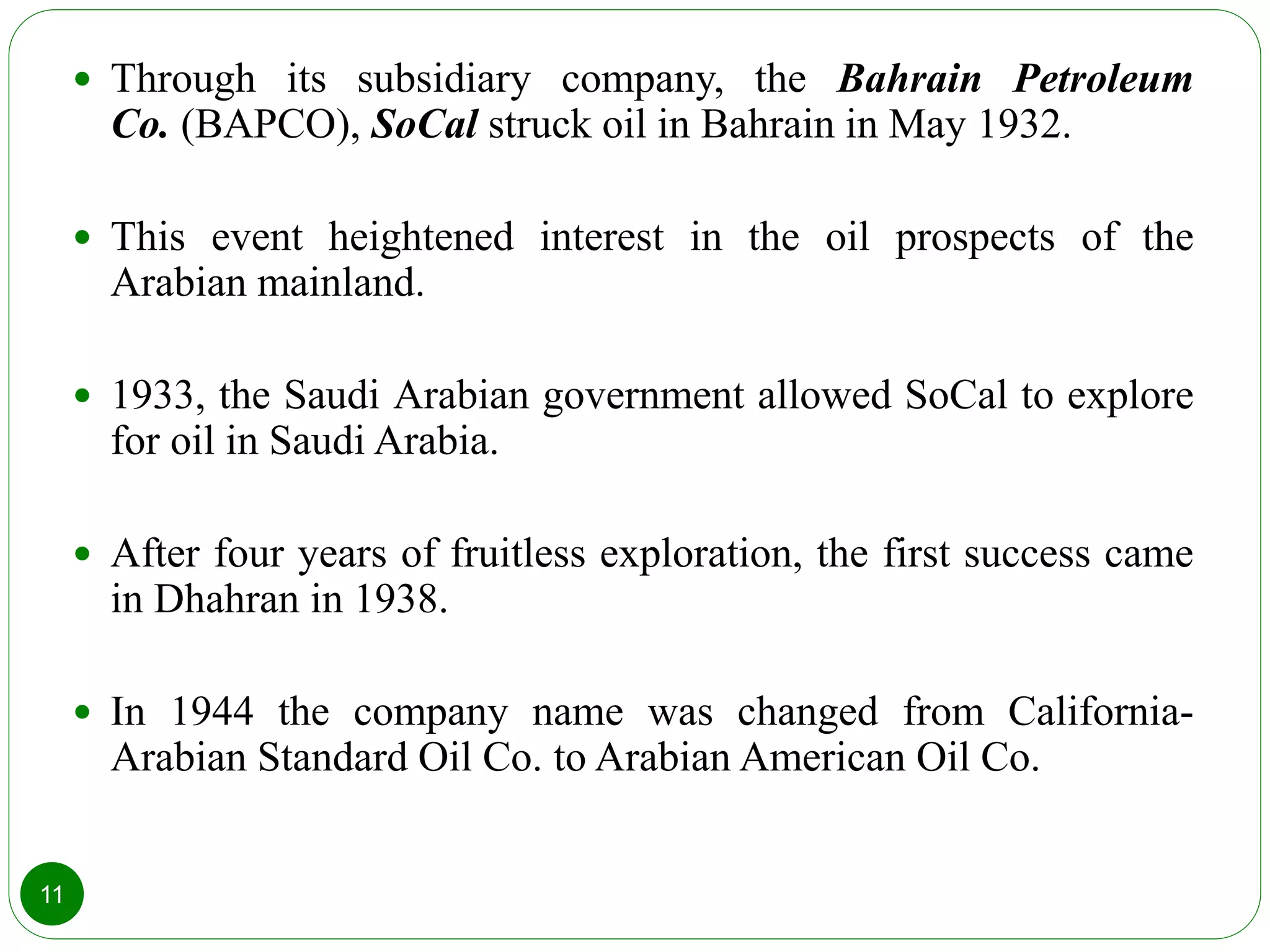 Saudi arabia and Saudi Arabian Oil Company | PPTX