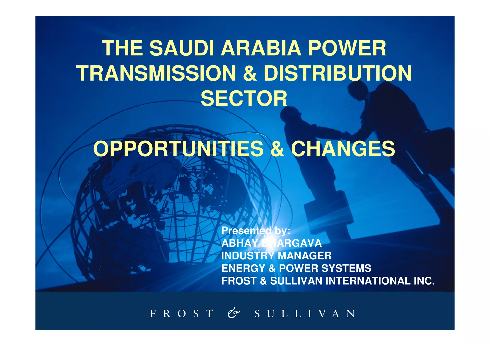 Saudi Arabia Power Sector Growth Opportunities | PDF