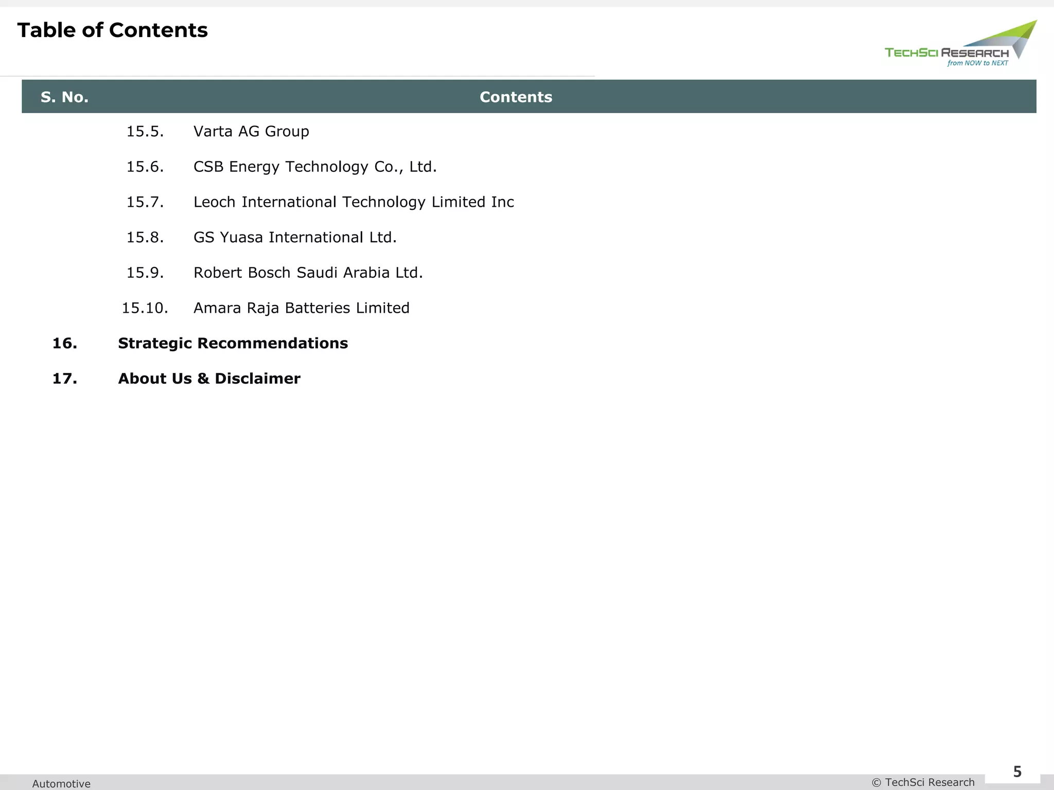 Saudi Arabia Automotive Lead Acid Battery Market Forecast and ...