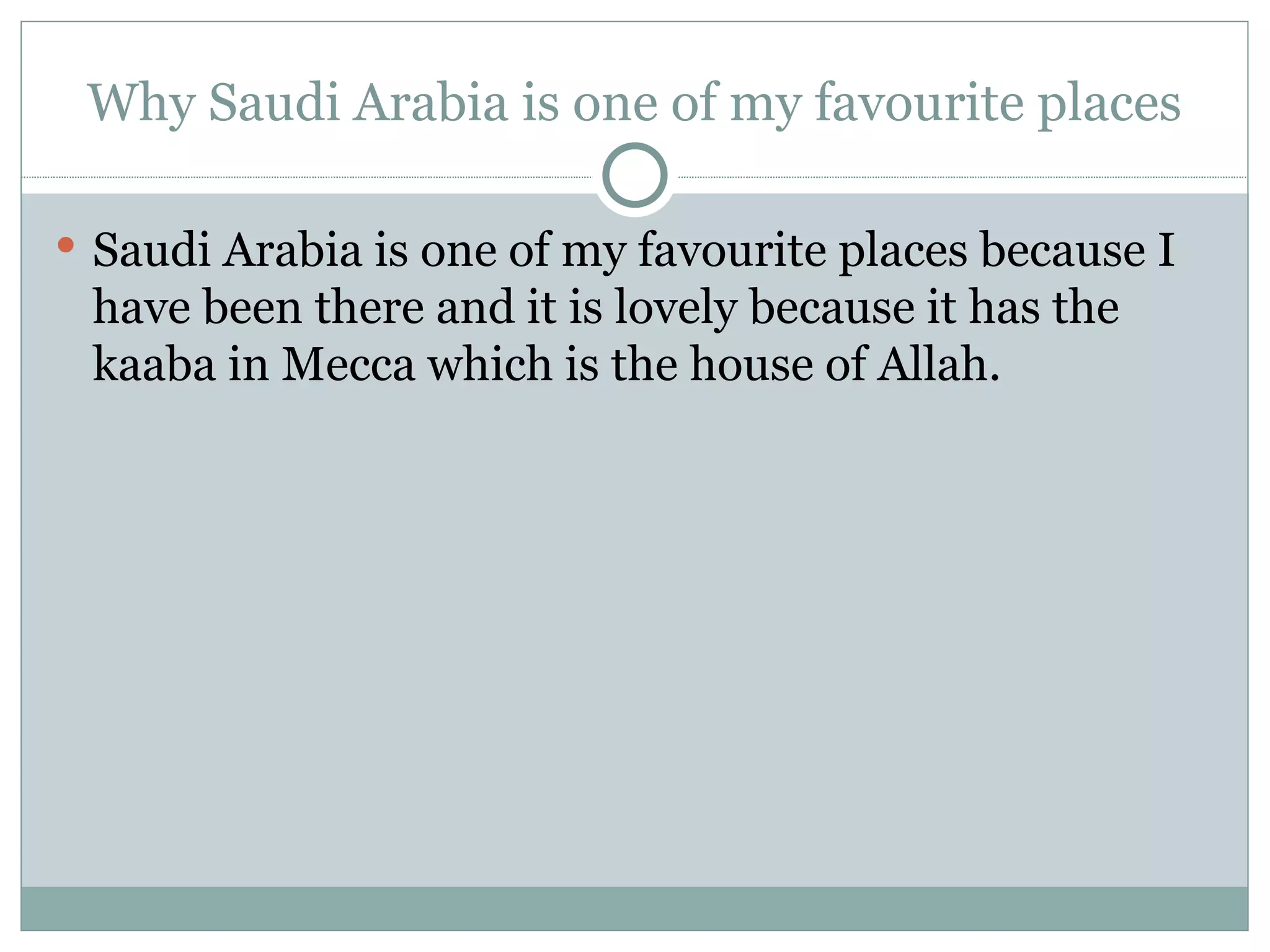 Saudi Arabia By Inaam | PPT