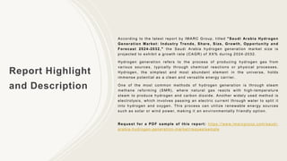 Saudi Arabia Hydrogen Generation Market PPT: Growth, Outlook, Demand ...