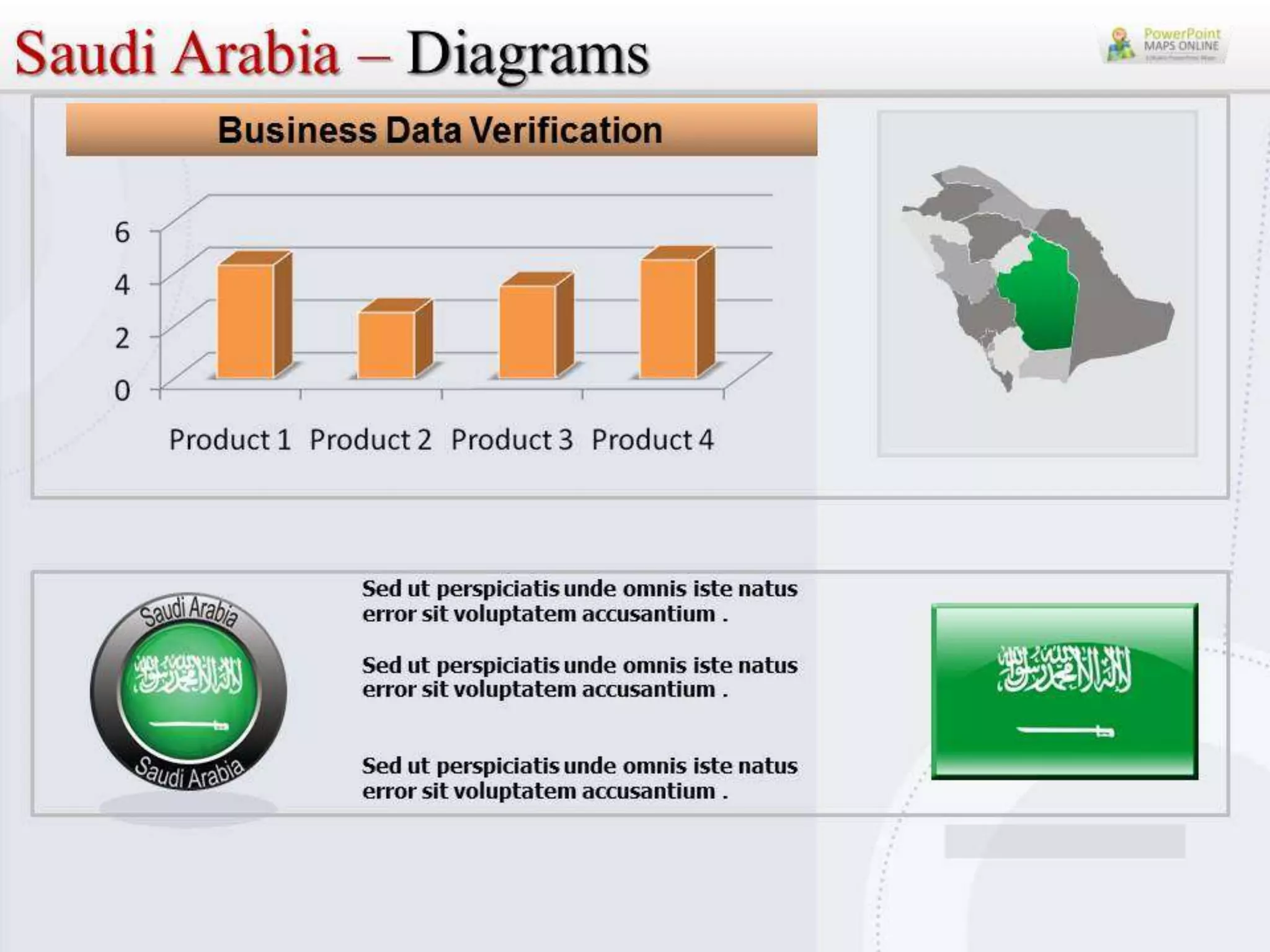 Saudi Arabia Presentation Map Slides | PPTX