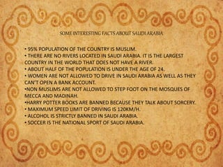 Saudi Arabia Explained | PPTX