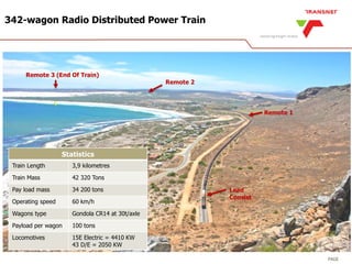 Saudi arabia railway organisation visit to transnet iron ore line ...